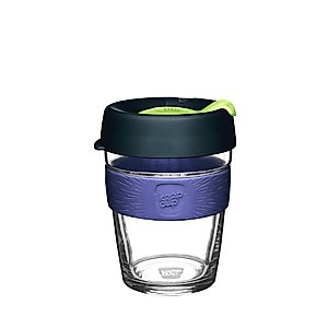 KeepCup Brew, Reusable Glass Cup, Medium 12oz/340mls, Deep
