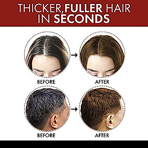 Jerome Russell Spray-on Color Dark Brown Hair Thickener, for Fine and Thinning Hair, Conceals Bald Spots, Grey Hair, Hides Root Re-growth, and Cover Hair Extension Tracks, Works for Men and Women, 3.5 oz - 2 Pack