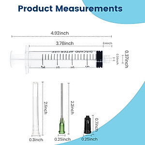 SANANTS 20ml Independent Packing Industrial Adhesive is Applied Through Plastic Tubing with Dispensing Head and Sealing Caps for Engineered Fluid，Glue Applicator and Refilling (Pack of 5)