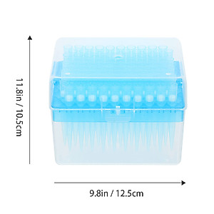Disposable 1ml Filter Tip Pipette- Extended Tip 1000ul Filter Tip- Easy to Use for Lab Experiment (5 Boxes, Each Box 96pcs)