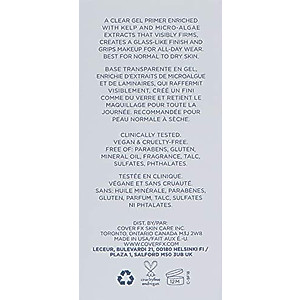 Cover FX Makeup Foundation Gripping Primer, Tighten & Firm Skin Complexion - Travel Size, 0.5 Fl Oz