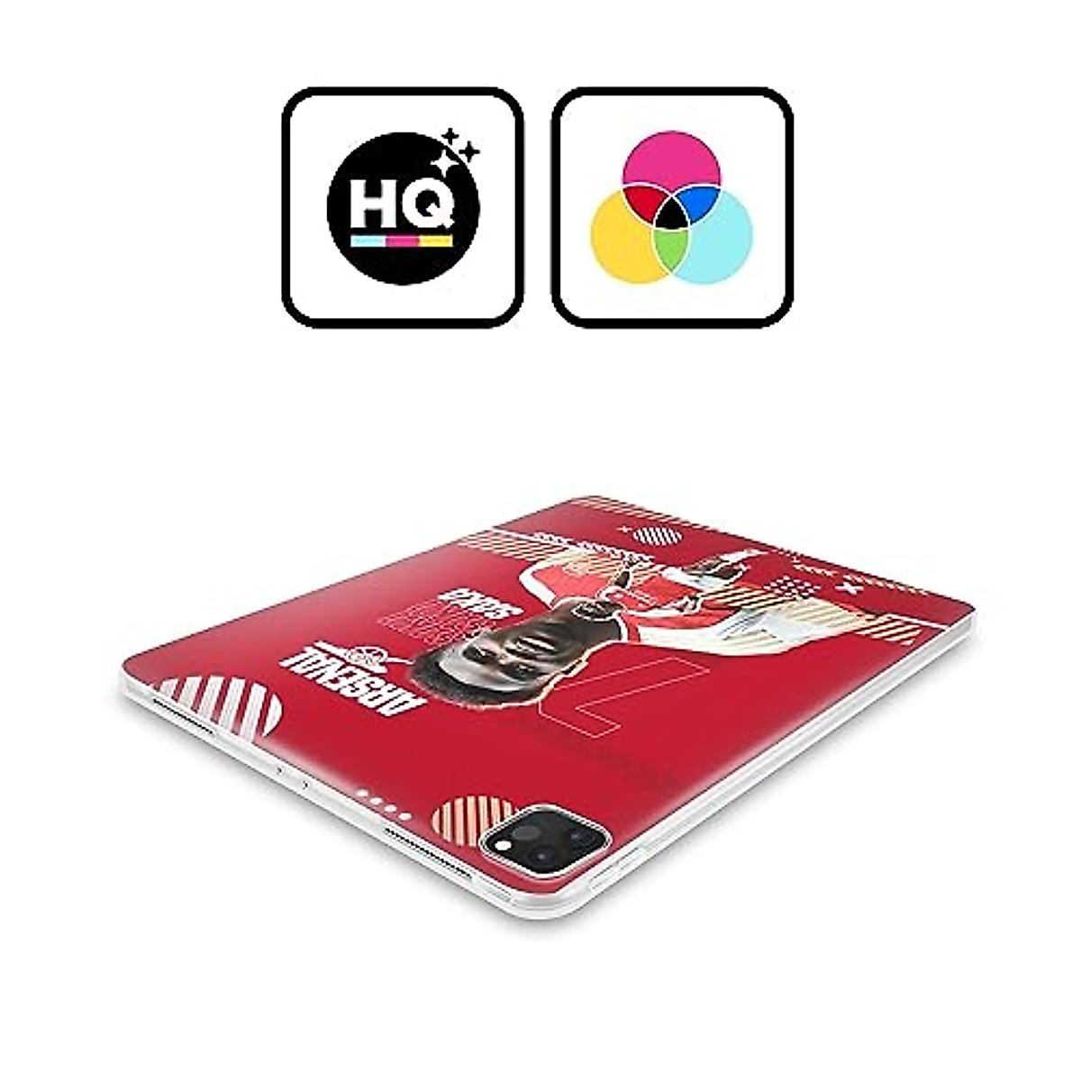 Head Case Designs Officially Licensed Arsenal FC Bukayo Saka 2023/24 First Team Soft Gel Case Compatible with Apple iPad Air 2020/2022