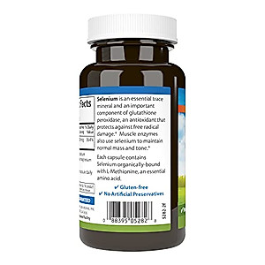Carlson - Selenium, 200 mcg Yeast-Free, Prostate Health & Immune Support, Antioxidant, 180 capsules