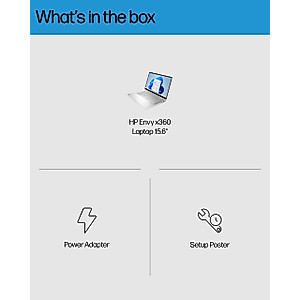 HP Envy x360 Convertible, Intel® Core i5-1240P Processor, Iris X Graphics, 12 GB Memory RAM, M.2 SSD, Windows 11 Home (15-es2023nr, Natural Solver Aluminum)