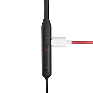 OnePlus Bullets Wireless Z Bass Edition in-Ear Earphone with Mic, Passive Noise Cancellation (Bluetooth 5.0, Quick Switch) (Bold Black)