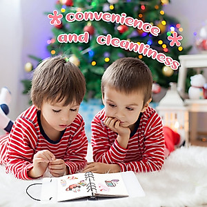 3 Packs Sticker Collecting Album 120 Sheets Reusable Sticker Book with Spatula Sticker Collection Accessories Activity Sticker Album for Collecting Stickers, Labels, A6 (Pink, Blue, Clear)