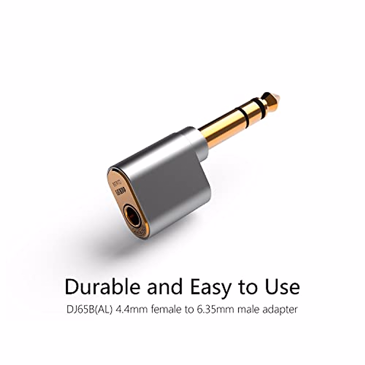 DD ddHiFi DJ65B (AL) 6.35mm Male to 4.4mm Female Headphone Jack Adapter, Audio Converter for Earphones/Headphones