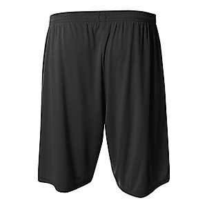 Pro Line Performance Mesh Youth Basketball Shorts (Black, Medium)
