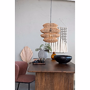 Bloomingville Fabric Upholstered Accent Metal Legs, Rust, Set of 2 Chair, Orange