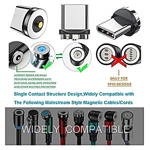 Raosky Magnetic Charging Series (Type-c Tips)/10pc,Magnetic Type-C Tips,Just Charger Tips Without USB Cable&Non-Data