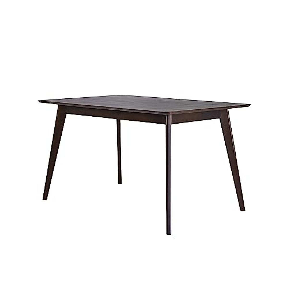 DAIVA CASA Pegasus Rectangular Wooden Dining Table Birch Small Dinner Table Solid Wood Kitchen & Dining Room Tables/Scandinavian Furniture Mid Century Modern Table Dining Room Table 47x30 inch