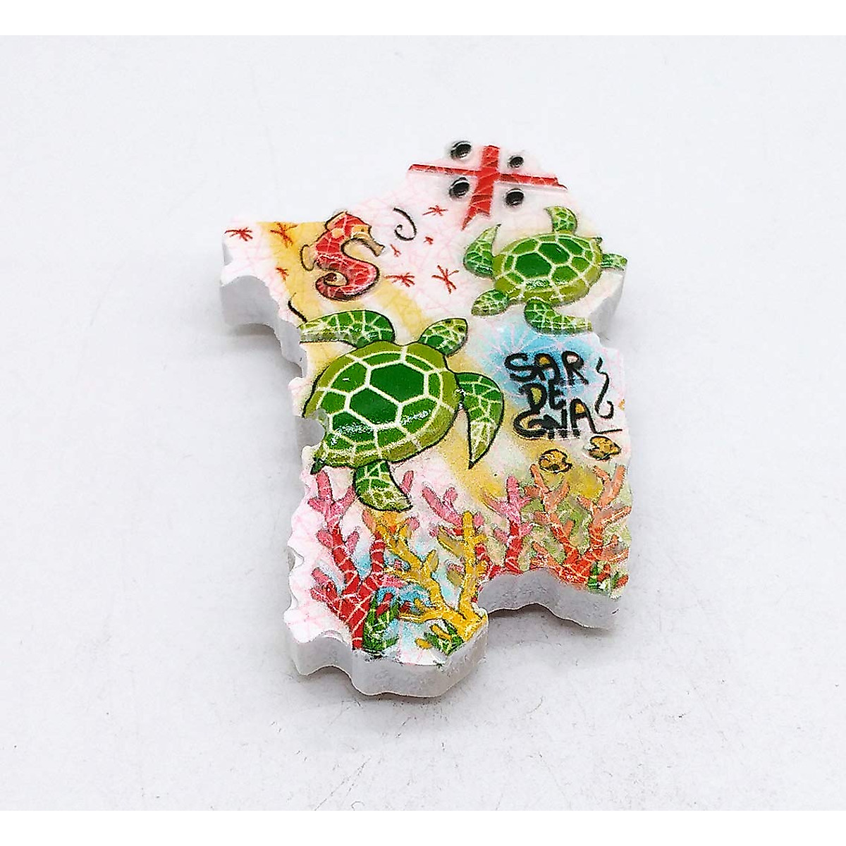 3D Sardinia Italy Fridge Magnet Tourist Souvenir Gift Collection Home Kitchen Decoration Magnetic Sticker Sardegna Refrigerator Magnet