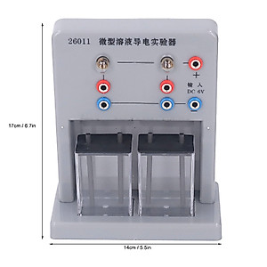 Micro Solution Conductivity Tester LED Electrolyte Solution Electrical Conductivity Detector for Chemistry Experiment