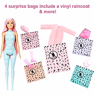 Barbie Color Reveal Doll, Pet & Accessories, Sunshine & Sprinkles Series, 25 Surprises, 1 Barbie Doll (Styles May Vary)