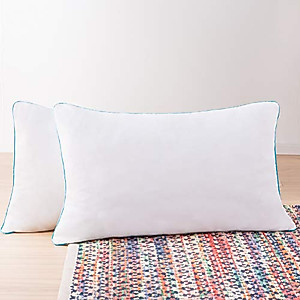LINENSPA 3 Inch Gel Infused Memory Foam Twin Mattress Topper & 2 Pack Shredded Memory Foam Pillows - Moldable, Fluffable, Customizable - Universally Comfortable - Standard