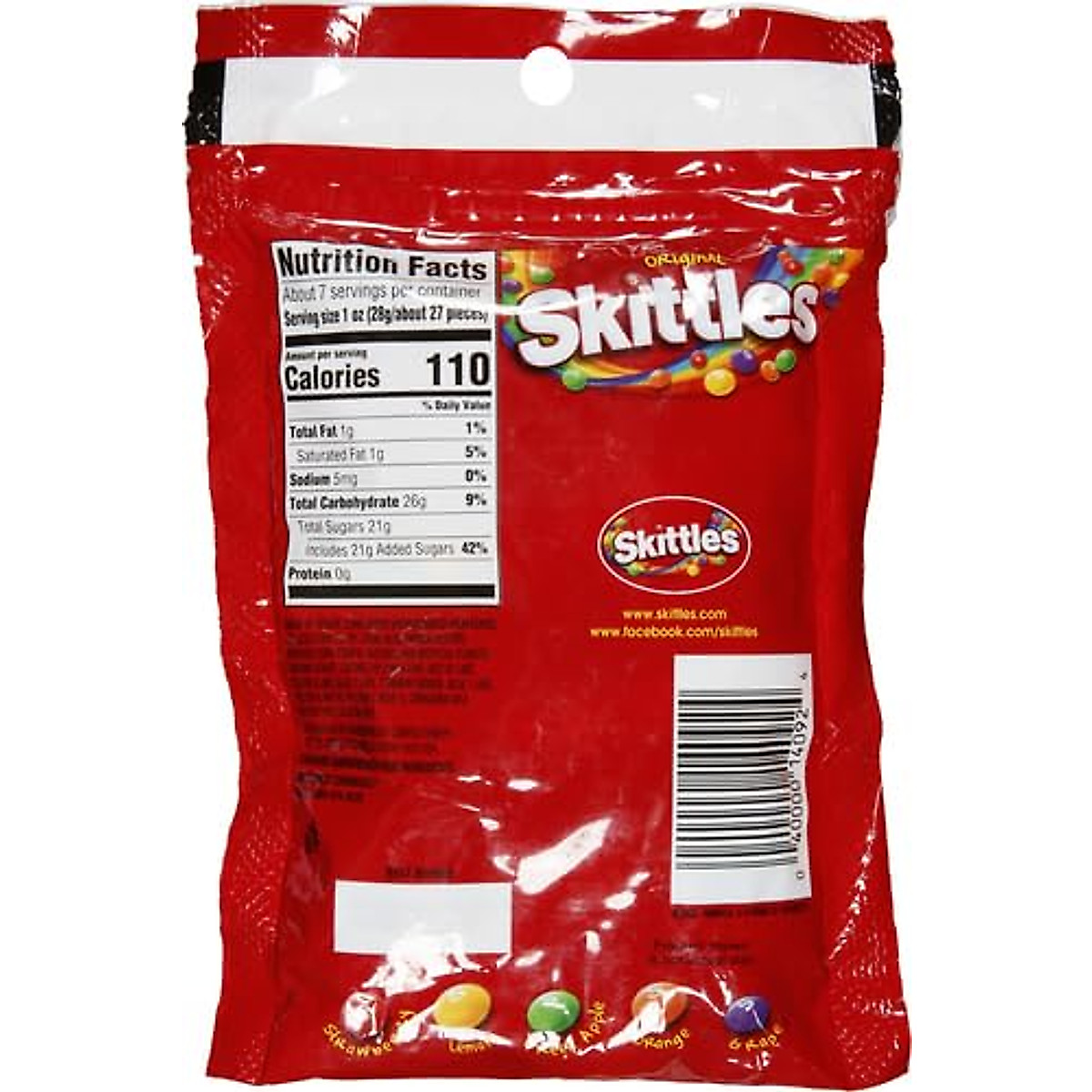Skittles Original Candy, 7.2 oz bag