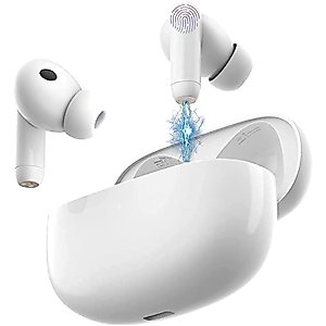 Wireless Earbuds Bluetooth Headphones with Charging Case Noise Cancelling 3D Stereo Headsets Built in Mic in Ear Ear Buds IPX5 Waterproof Air Buds for iPhone/Android/airpod pro case