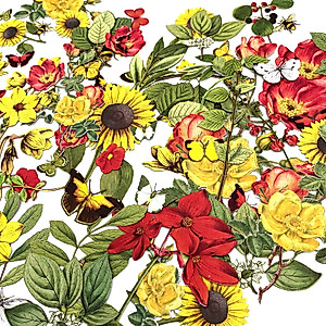 49 AND MARKET Vintage Artistry Countryside Laser Cut Outs-Wildflowers, Unspecified