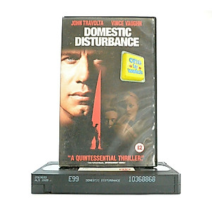 Domestic Disturbance: Psychological Thriller - Large Box - John Travolta - VHS