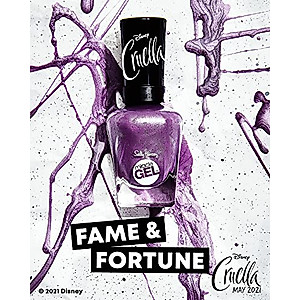 Sally Hansen Miracle Gel and Disney’s Cruella Collection, 863 Fame & Fortune, 0.5 Fl Oz