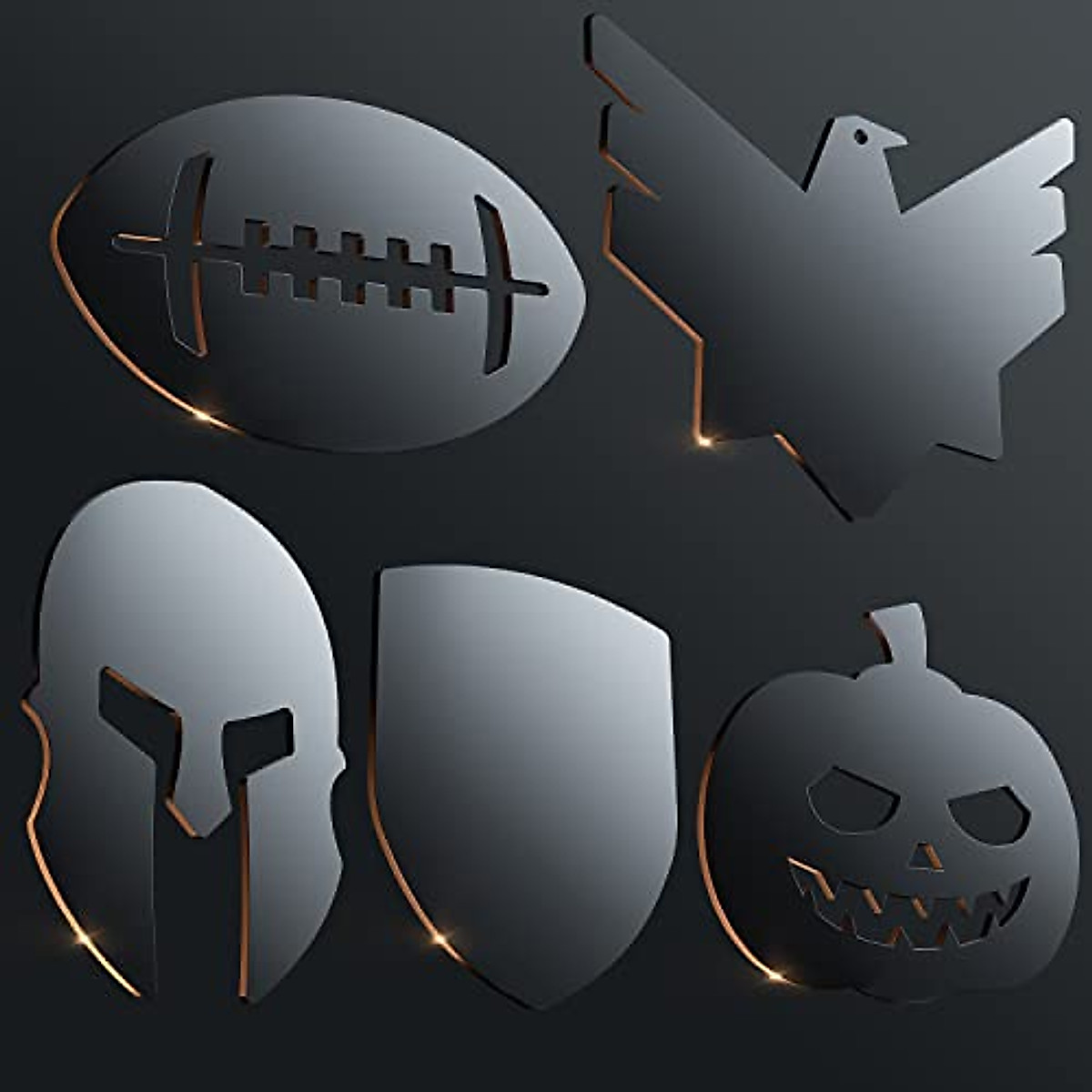 LISEN Metal Plates for Magnetic Car Phone Mount [Halloween Decoration] Metal Plate for Phone Magnet Compatible with All Smartphone and Magnetic Phone Holder for Car