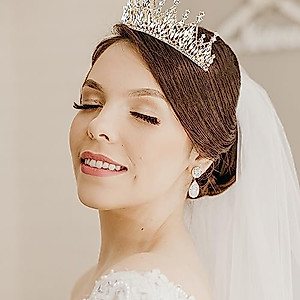 Ondder Gold Crowns and Tiaras for Women Birthday Princess Queen Crown for Girls Rhinestone Wedding Bridal Crown Crystal Quinceanera Crown Bride Tiara Headbands for Party Prom Pageant Costume Halloween