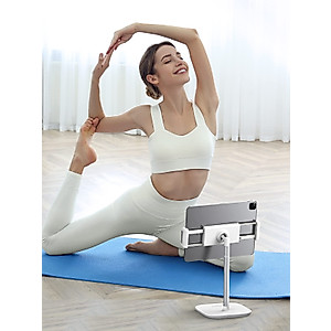 UGREEN Tablet Stand Holder for Desk Height Adjustable Stand Aluminum Alloy Cradle Desktop Tablet Mount Dock Compatible with iPad Pro 12.9, iPad Air Mini 5 4 3, E-Book Reader