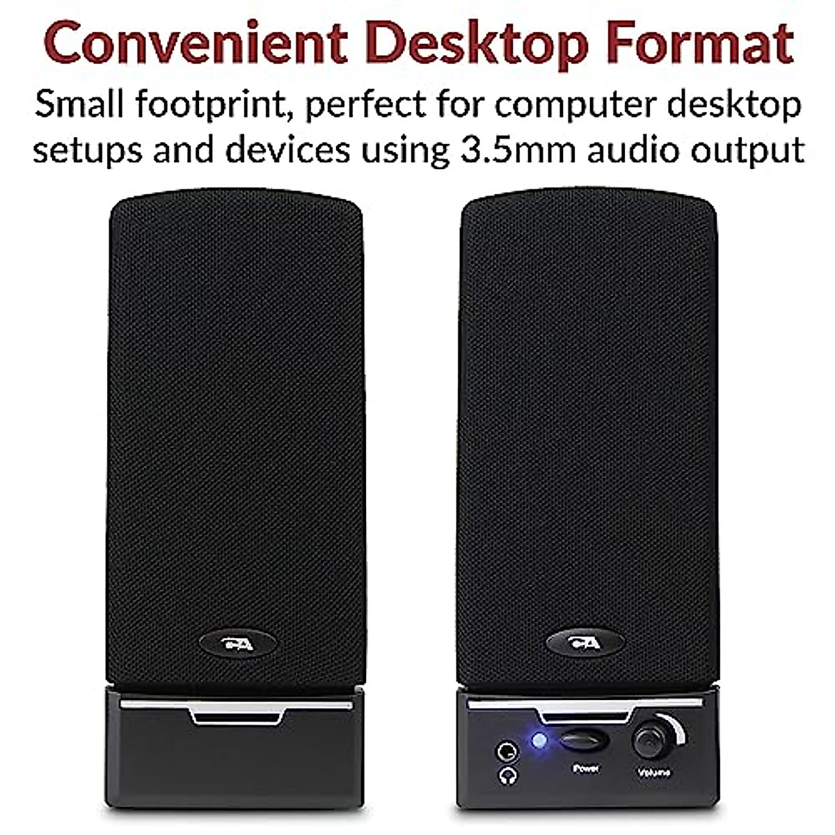 Cyber Acoustics CA-2014 multimedia desktop computer speakers