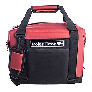 Polar Bear Coolers 12 Pack Original Soft Cooler Red