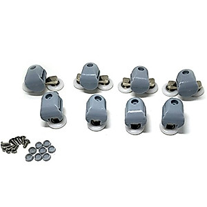 8PCS x Shower Door Rollers(4xTop + 4xBottom),Roller diameter 19 /22/23/25/27mm, For the Bathroom Pan Glass Sliding Door Pulleys/Runners/Wheels,Strong Load-bearing Capacity, Ultra-quiet,CY902AB-8PCS