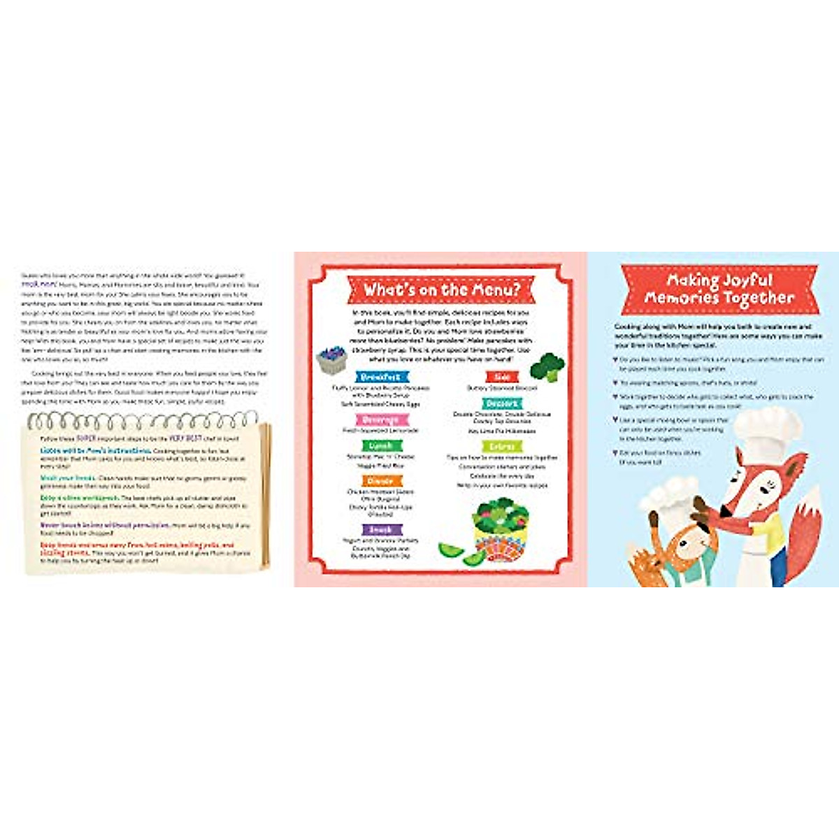 Mom and Me Cooking Together: A Sweet Kids Cookbook With Easy Recipes For The Whole Family To Make (The Perfect Gift from Son or Daughter) (Little Chef)