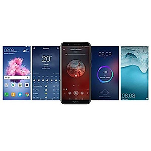 Huawei P Smart (32GB) 5.6" Fullview Display & Dual Camera's, 4G LTE Dual-SIM Factory Unlocked w/ Fingerprint Scanner FIG-L23 International Model, No Warranty (Black)