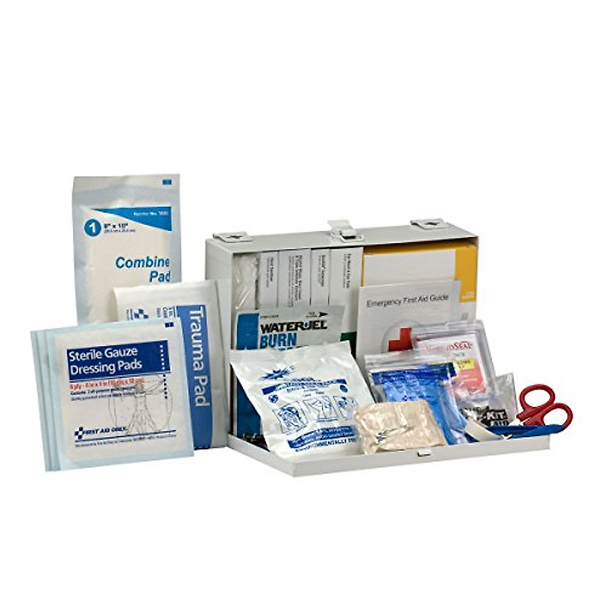 First Aid Only 90670 25-Person ANSI A+ Contractor's Emergency First Aid Kit for Home Renovation, Job Sites, and Construction Vehicles, 182 Pieces