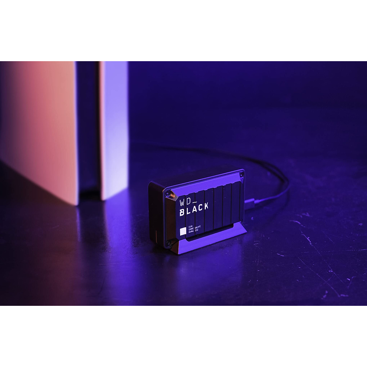 Western Digital 500GB D30 Game Drive SSD - Portable External Solid State Drive, Compatible with Playstation, Xbox, & PC, Up to 900MB/s - WDBATL5000ABK-WESN