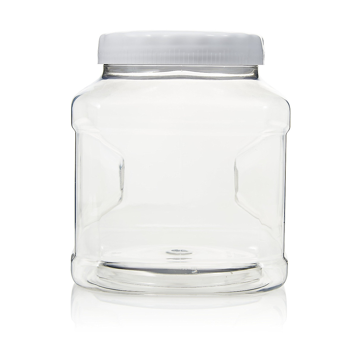 Arrow Home Products 80 oz Stackable Stor Keeper Airtight Storage Containers with Lids, 1 Pack - USA Made, BPA-Free Multipurpose Square Plastic Containers with Pinch Grip Handles to Store Dry Goods