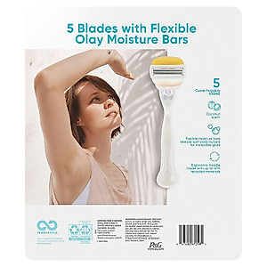 Venus ComfortGlide plus Olay Coconut Women's Razor Handle + 10 Blade Refills