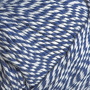 Knit Picks Dishie Twist Worsted Weight 100% Cotton Yarn - 100 g (Blue)