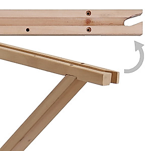 PRIADE Wall Mounted Wood Bracket for Hanging Sconce Pendant Lamp Kits, Planters, Lanterns, Wind Chimes, 12 Inch Floating Shelves Bracket, Set of 2 (Burlywood)