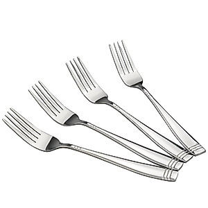 DynkoNA Stainless Steel Forks Set of 12, Kitchen Forks for Eating