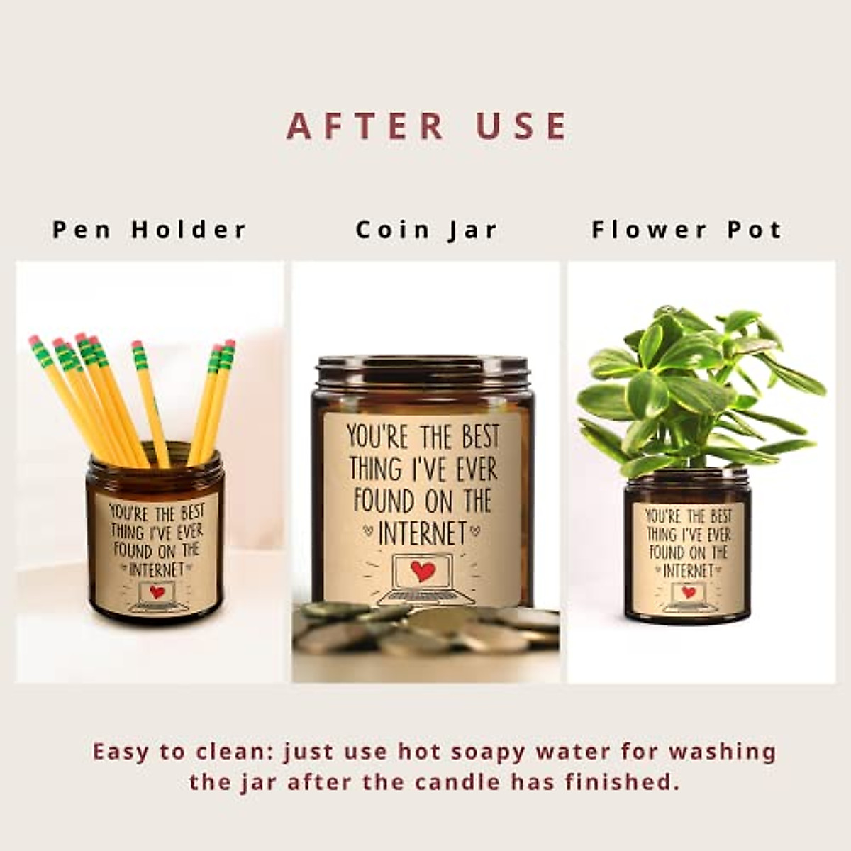 Gifts for Boyfriend, Girlfriend, Husband, Wife - Boyfriend Gifts, Girlfriend Gifts, Couples Gifts - Anniversary Birthday Gifts for Women, Men - Romantic Gifts for Him, Her - I Love You Scented Candle