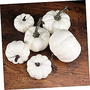 Garneck 6pcs Home Decor Pumpkin Household Props
