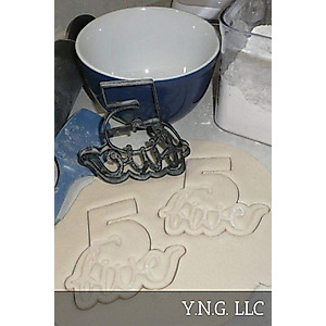 NUMBERS WITH WORDS 1 ONE THROUGH 10 TEN DETAILED NUMBERS SET OF 10 COOKIE CUTTERS MADE IN USA PR1157