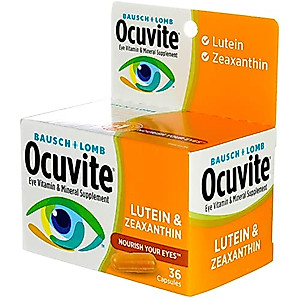 Bausch & Lomb Ocuvite Lutein Capsules 36 Capsules (Pack of 4)