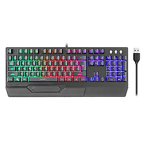 Sentry Industries Inc. HPXKX200 Gaming Keyboard + Mouse 2 Pack Black