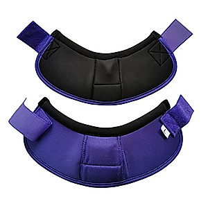 LEAFOREST 2520D Horse Bell Boots No-Turn Horse Bell Boots, Equine Ballistic Hoof Overreach Bell Boots Purple L