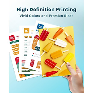 822XL Ink Cartridges Remanufactured Replacement for Epson 822XL Ink Cartridges 822 T822 T822XL for Workforce Pro WF-3820 WF-4820 WF-4830 WF-4833 WF-4834 Printer (4-Pack, Black Cyan Magenta Yellow)