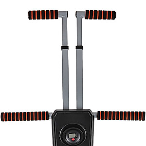 Hihone Vertical Climber Adjustable Exercise Climber Trainer, 400Lbs Capacity Steel Frame Cardio Climber Full Body Stair Climber，Home Gym Exercise Folding Climbing Machine for Men and Women