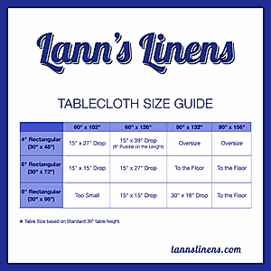Lann's Linens - 90" x 156" Premium Tablecloth for Wedding/Banquet/Restaurant - Rectangular Polyester Fabric Table Cloth - White