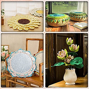 2 Pcs 100g Acrylic Yarn for Crocheting,Soft and Fluffy Crochet Yarn for Knitting and Crafts，4 ply Warm Yarn for DIY Slippers Cushions Dolls Bags Blankets Ornaments and Trinkets(Grey)