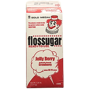 Gold Medal Strawberry Candy Floss Sugar, 52 oz - 1/2 Gallon